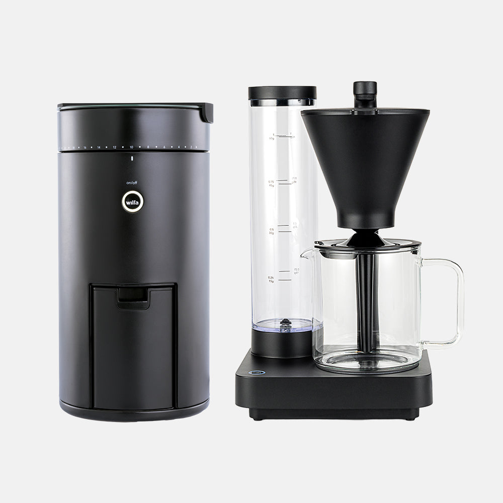 Wilfa Performance Compact Coffee Maker and Uniform+ Coffee Grinder Bun ...